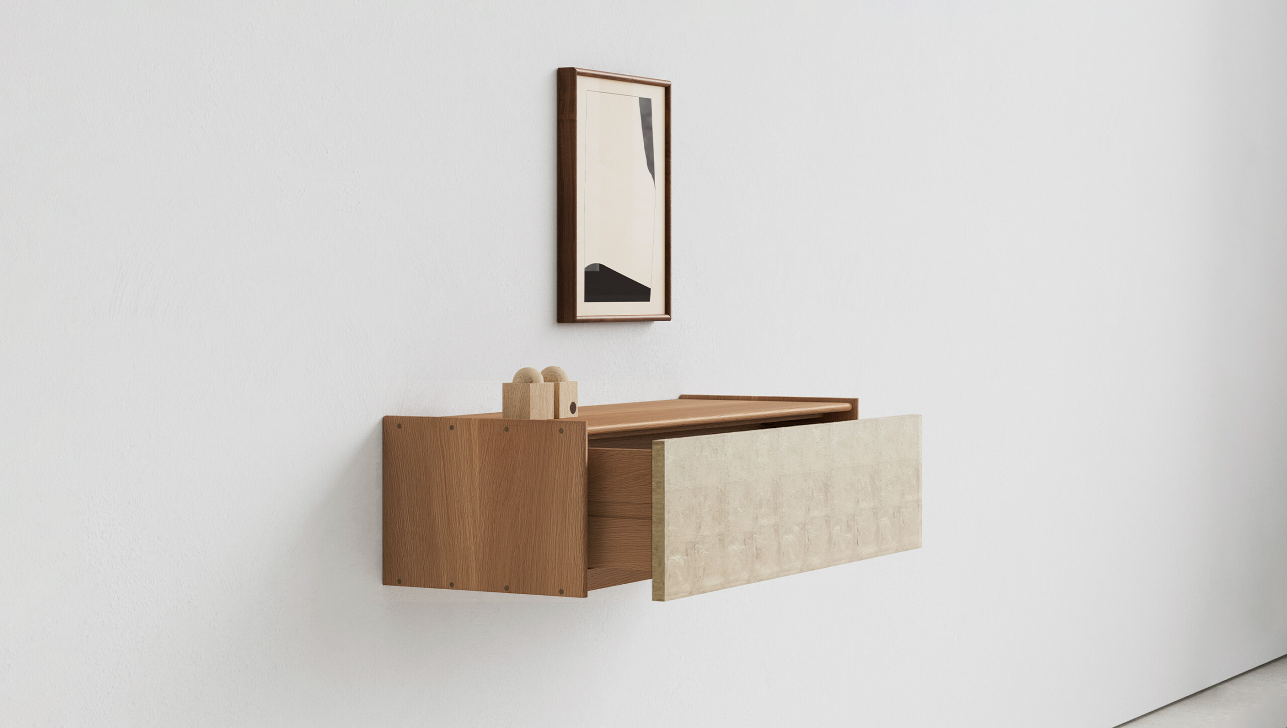 Profile Drawer with gilded doors - by Stillmade