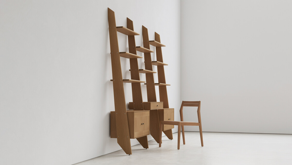 The Park Bookcase triple by Stillmade