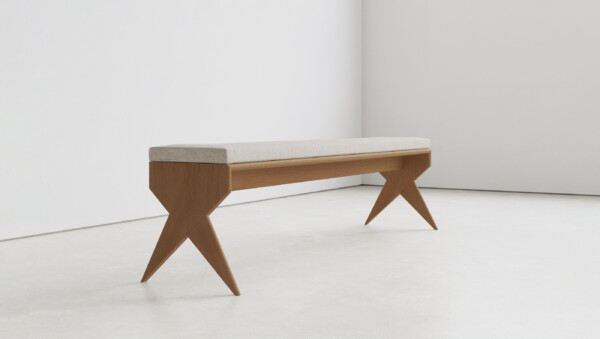 Issa Bench - Bench with an elegant side profile by Stillmade