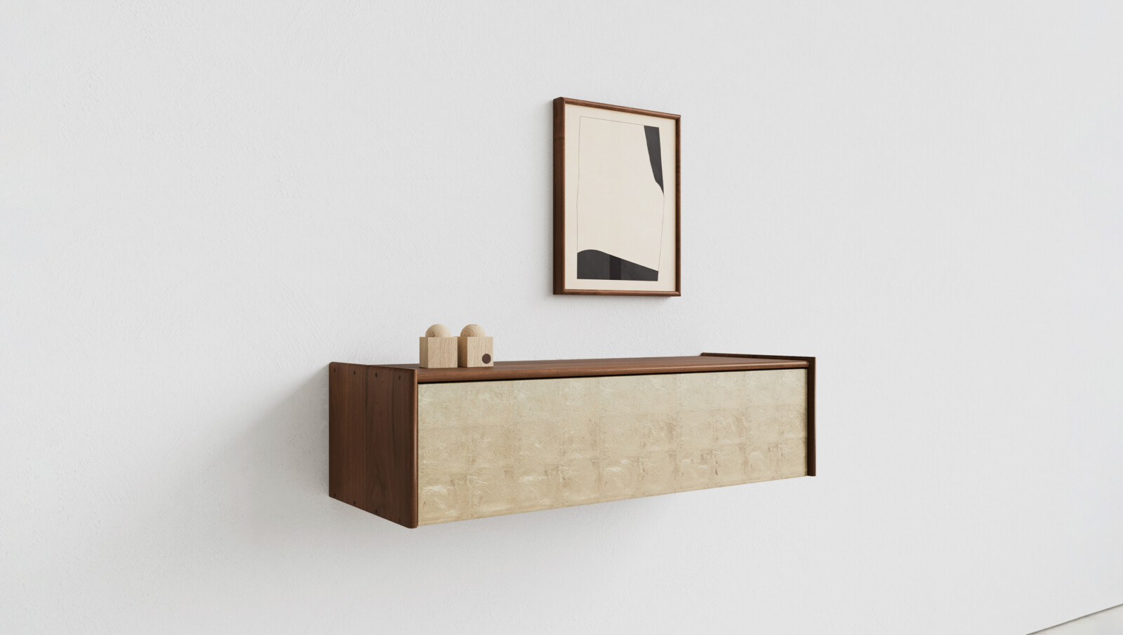 Profile Drawer with gilded doors - by Stillmade