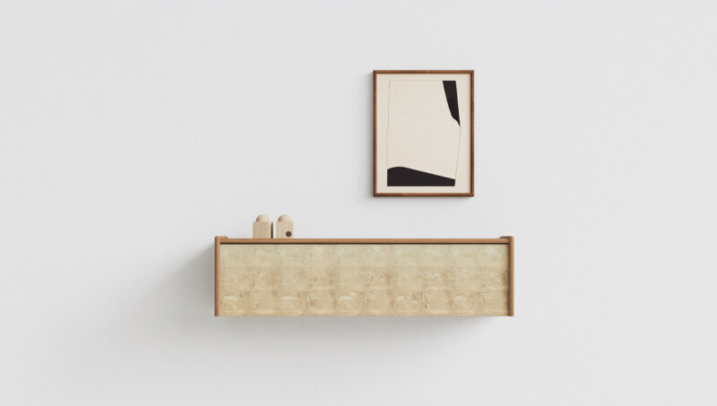 Profile Drawer with gilded doors - by Stillmade