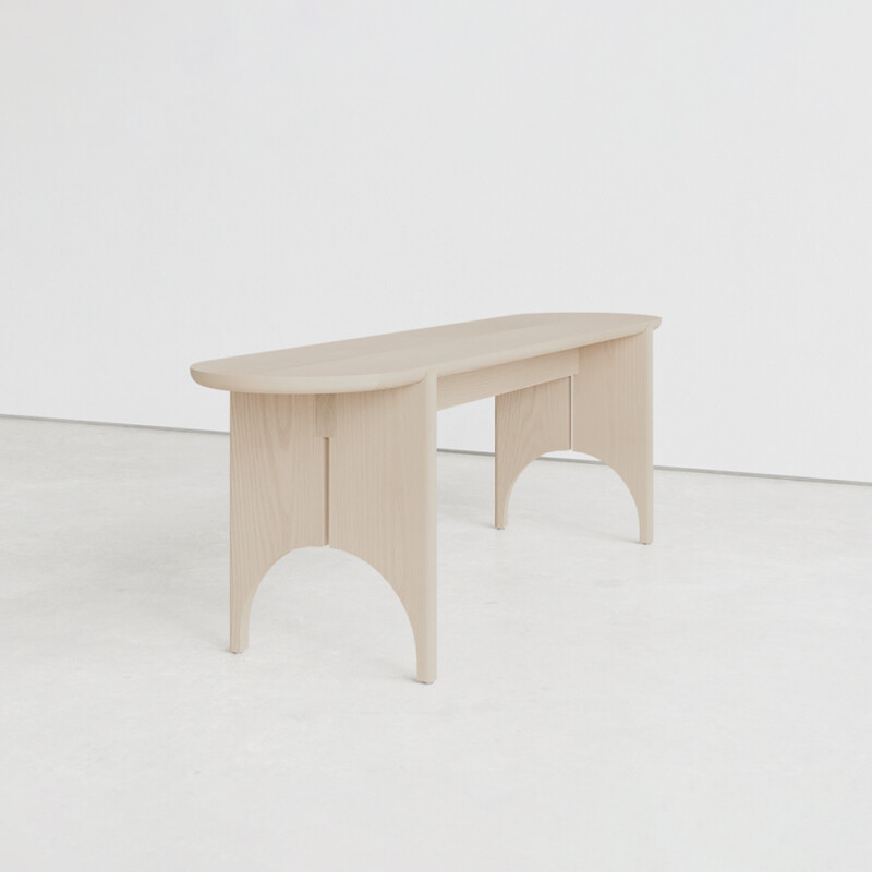 Issa Bench - Bench with an elegant side profile by Stillmade