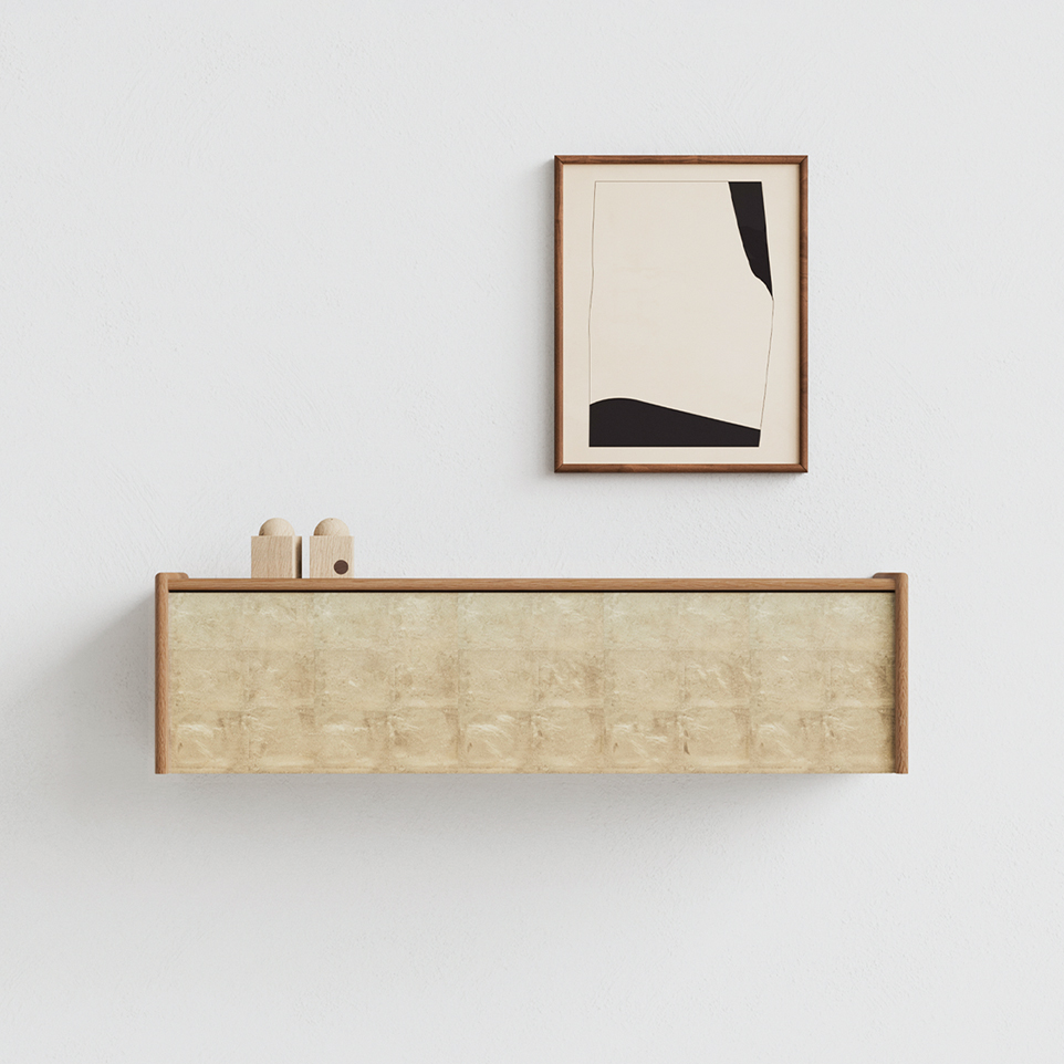Profile Drawer with gilded doors - by Stillmade